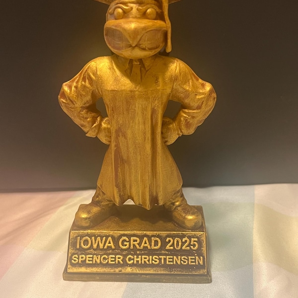 6" Tall Collectible Raider Red, Texas Tech University Mascot in Golden ...