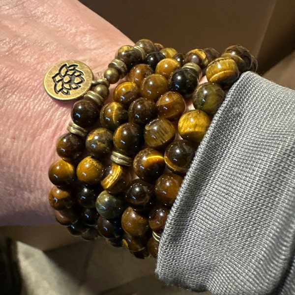 Tibetan Coconut Shell Bead Bracelet. Stunning Coconut Shell Beaded Men ...