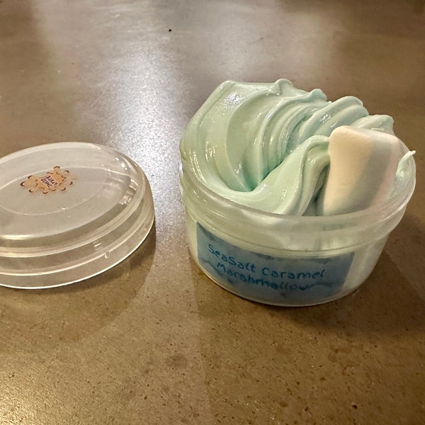 Sea Salt Caramel Marshmallow Slay Slime Thick Butter Slime for Beginner ...
