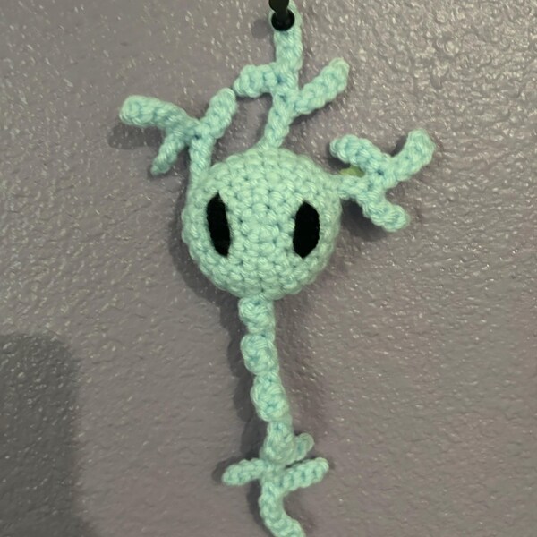 Neuron Plushie | Handmade Crochet Amigurumi | Brain Cell Keychain ...