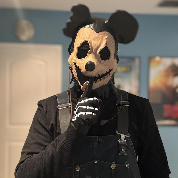 Dead Mouse Masque Mickey Horror Art Skin Face Serial Killer Mouse Gore ...