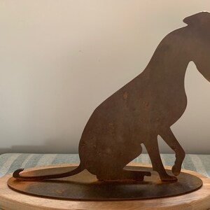 Rusty Metal Greyhound/whippet/lurcher Gift Greyhound/whippet | Etsy