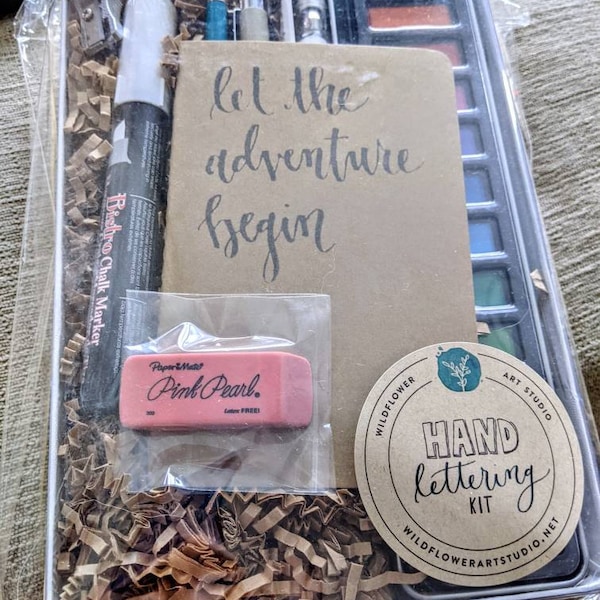 DIY Hand Lettering Kit - Premium Craft Kit for Adults • Art Kit for ...