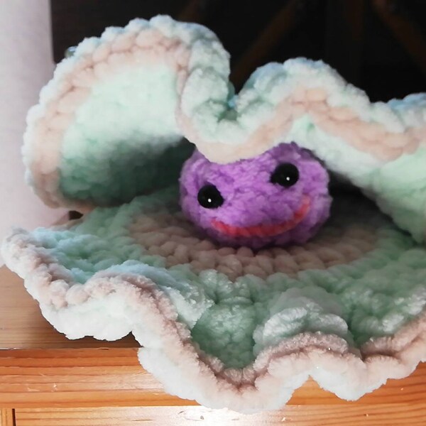 Pearl the Oyster — CROCHET PATTERN ONLY, Crochet Oyster Pattern ...