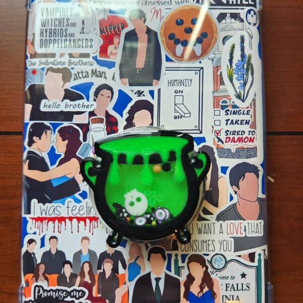 Witch Cauldron Shaker Popsocket™, Glow in the Dark Halloween Shaker ...