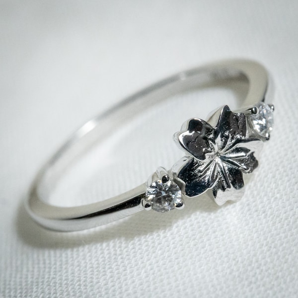14K Japanese Sakura Ring, Cherry Blossom Ring, Mum Daughter Promise ...