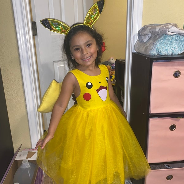 Pikachu Find Them All Game, Pika Anime Inspired Glitter Bow Headband ...