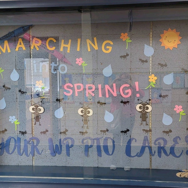 Spring Bulletin Board Set | Teachers School Bulletin Board for Spring ...