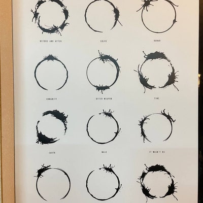 Time Arrival Alien Language Movie Fanart Poster Downloadable - Etsy