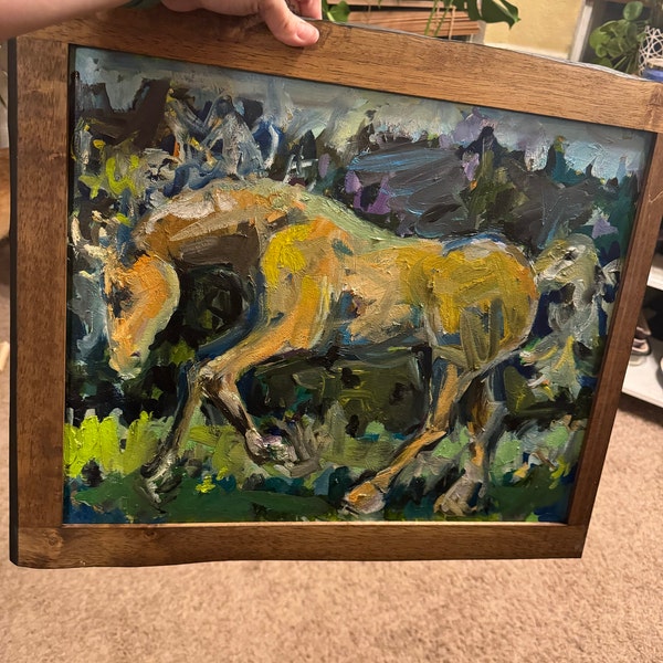 Oryx Painting Oryx Abstract Painting Oryx Oil Painting Oryx Wall ...