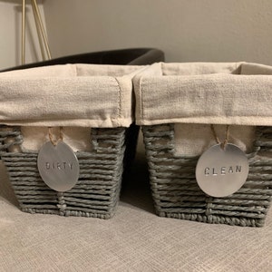 Dirty or Clean Tags, Organize Your Laundry, Label Your Stuff, Custom ...