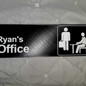 Customizable 3D Printed the Office TV Show Sign and Magnets - Etsy