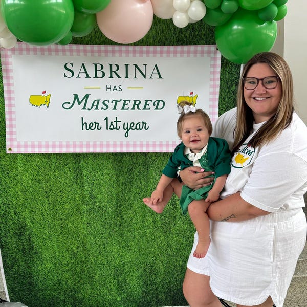 Golf Pro Shop Sign, Solid Border, Gift Table, Favor Sign, Mastered ...