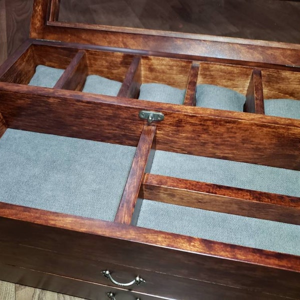 Wadch Box, Wooden Organizer, Wood Dock, Watch Holden, Dresser Caddy ...