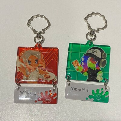 Splatoon 3 Squid Sisters Agent 3 Deep Cut STAY FRESH Glitter Epoxy ...