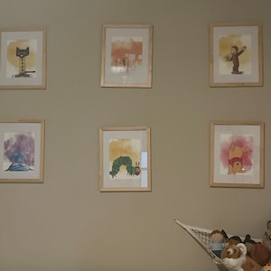 Book Character Posters Watercolor Book Character Posters Classroom ...