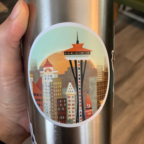 Seattle Vinyl Sticker 3 Inches - Etsy