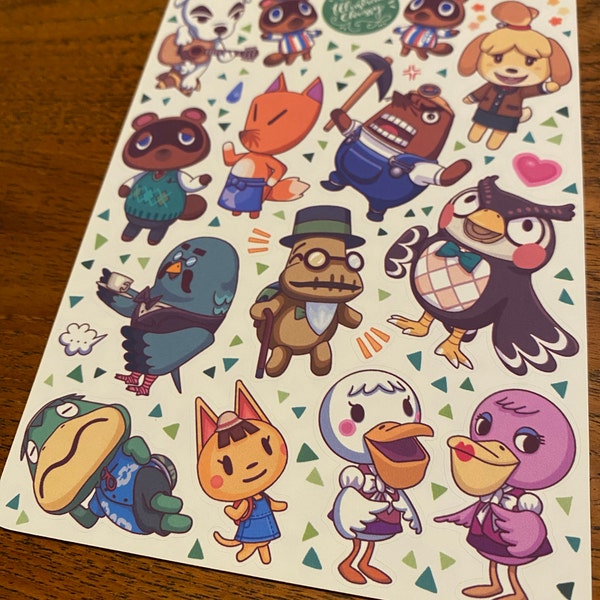 Animal Crossing Sticker Mega Pack - Animal Crossing Stickers - Items ...