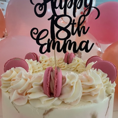 Personalised Custom 18th Birthday Cake Topper Party Decorations ANY ...