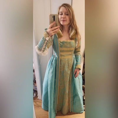 Italian Renaissance Dress, Renaissance Faire Gown, Renaissance Wedding ...