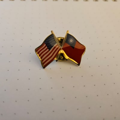 American Flag Enamel Lapel Pin Single Waving Proudly Made in the USA - Etsy