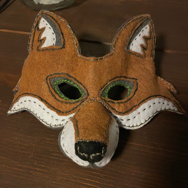 Fox Mask PDF Pattern - Etsy