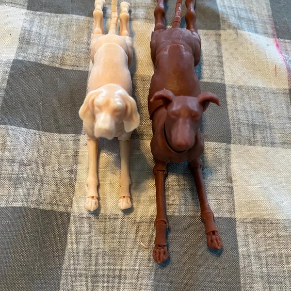 Hunter Dog(lurcher) BJD Art Doll //articulate Dog Doll/different ...