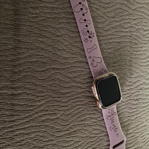 Dog Breed Engraved Watch Band Compatible for the "a" Smartwatch Dog ...