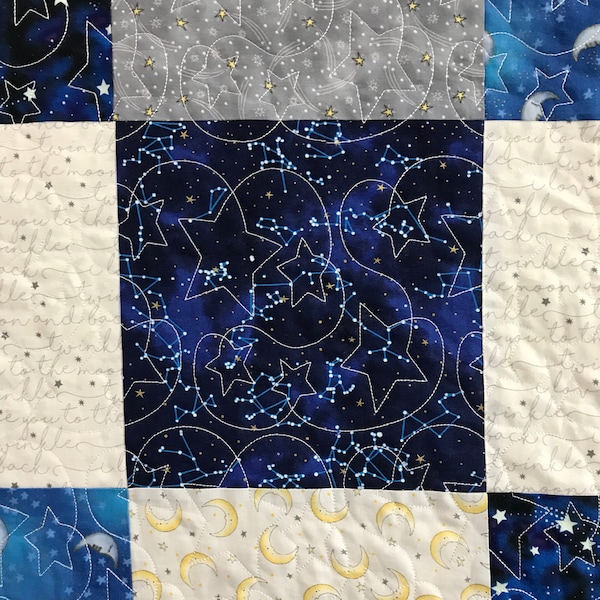 Star Continuous Line Quilt Machine Embroidery Design - Etsy