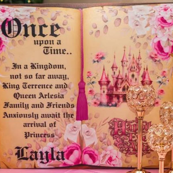 Once Upon a Time Fairytale Storybook Foamboard Centerpieces/ Enchanting ...