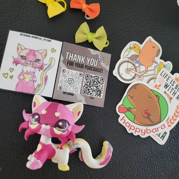 LPS Littlest Pet Shop Custom Neon Shorthair Cat - Etsy