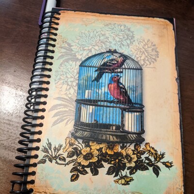 Gold Heart Journal Cute Spiral Notebook College Student Gift - Etsy