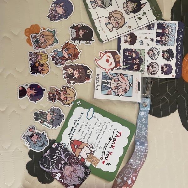 YTTD Your Turn to Die Vinyl Sticker Sheet Set - Etsy