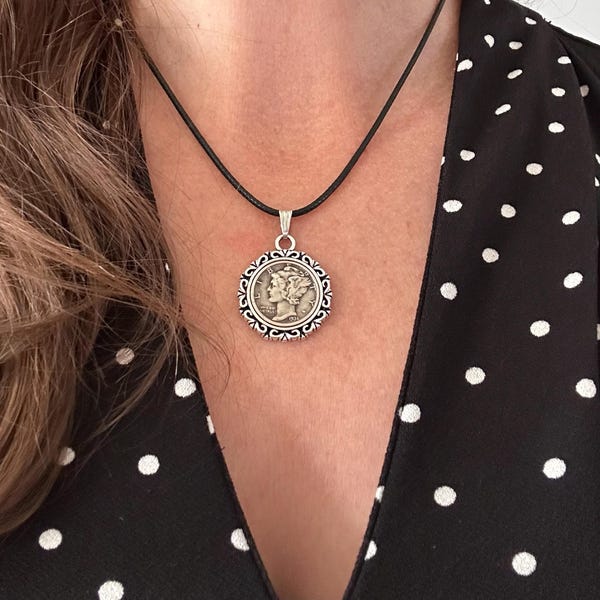 Large Mexico Vicente Guerrero Coin Pendant Necklace - Etsy