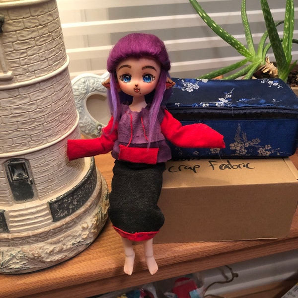 BJD Mermaid Doll 1/4 BJD Fantasy Doll Handmade Art Doll for Collection ...