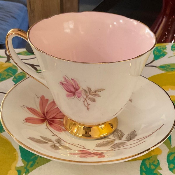 Wilendure Blossoms Tablecloth With Pink Flowers on Branches on Each End ...