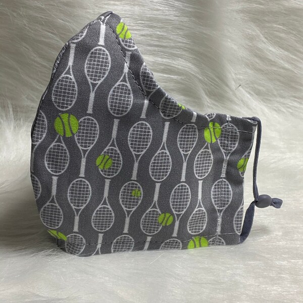 Tennis Racket Fabric by the Yard - Sports Fabric - Tennis Fabric ...