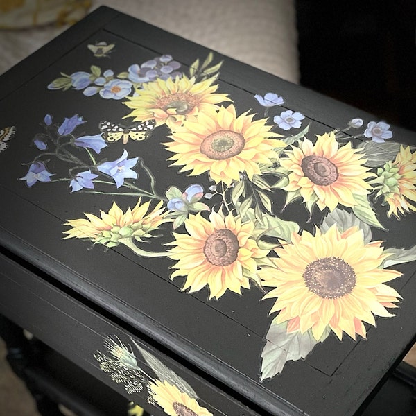 Sunflower Fields Decor Transfer, REDESIGN WITH PRIMA, Prima Marketing ...