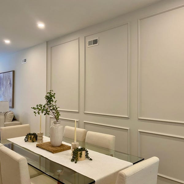 Wall Paneling Kit- Wall Trim Accent Wall- Wainscoting- Picture Frame ...