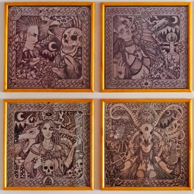 Slavic Viking Art God Jarylo Art Print Fantasy - Etsy