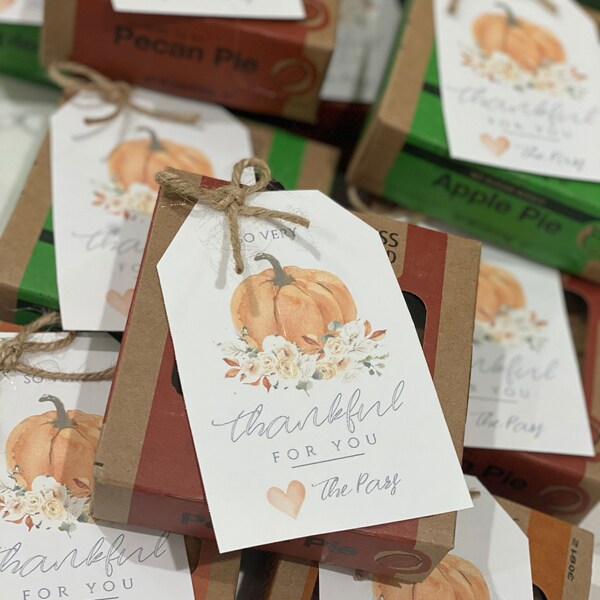Fall Thankful Gift Tag, Printable Thankful Tag, Friendsgiving Tag ...