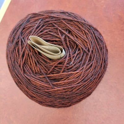 Limberlost: Hand-dyed Rust Orange Yarn. Spice. Clay. Umber. Copper ...
