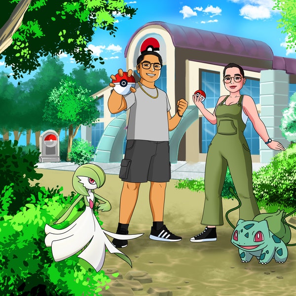 Custom POKEMON Character Portrait From Photo (DIGITAL COPY ...