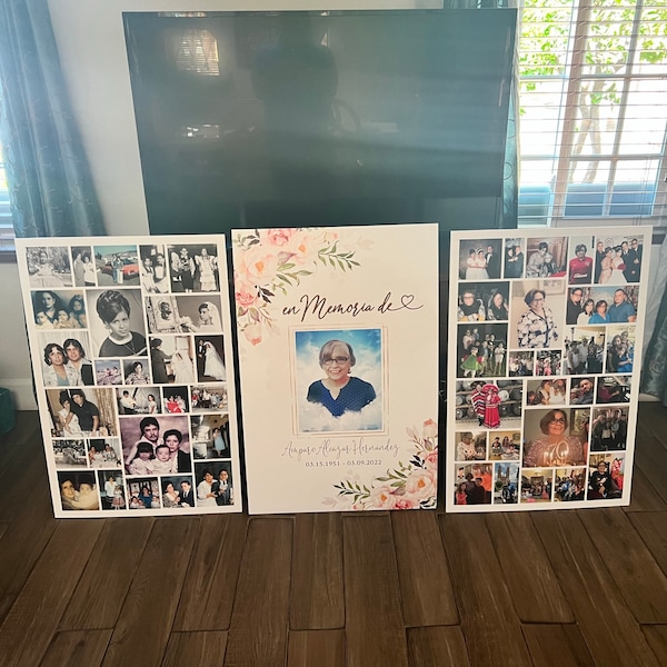 Wall Poster Collage Template. Photo Collage Board 8x12, 12x18, 16x24 ...