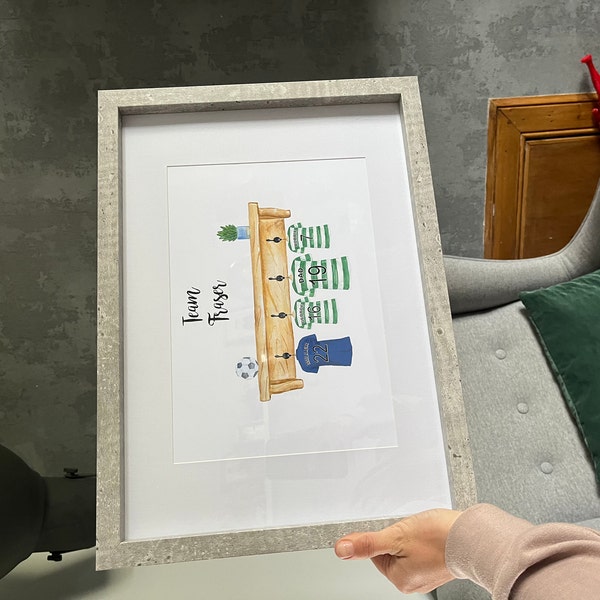 Fathers Day Football Gift - Fathers Day Print - Football Print - Daddy ...