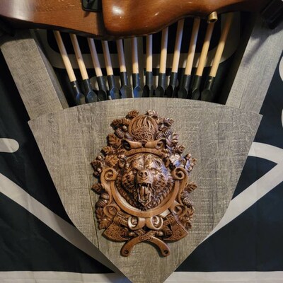 Angry Celtic Bear, Celtic Wood Carving, Viking Carving, Celtic Lord of ...