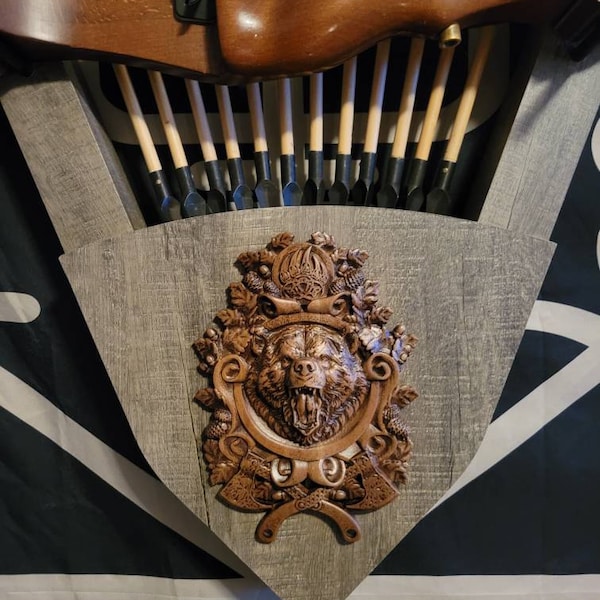 Angry Celtic Bear, Celtic Wood Carving, Viking Carving, Celtic Lord of ...