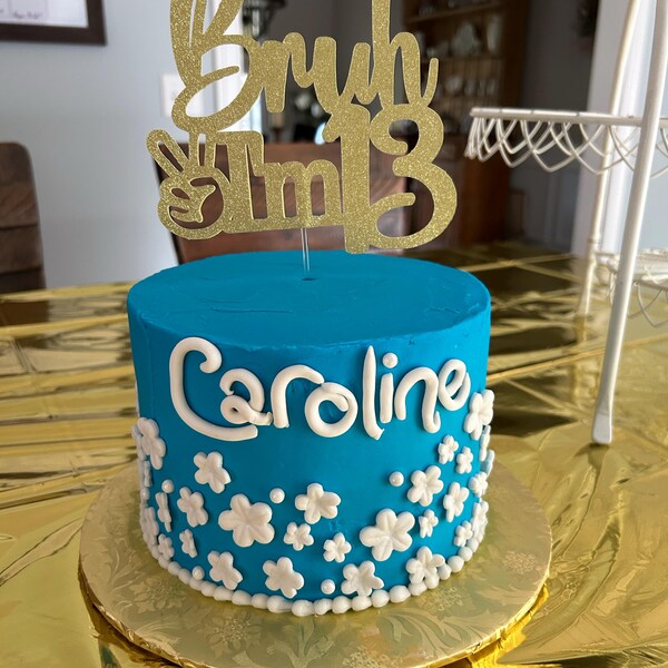 Cheer Cake Topper, Personalized Centerpiece, Glitter Cake Topper With ...