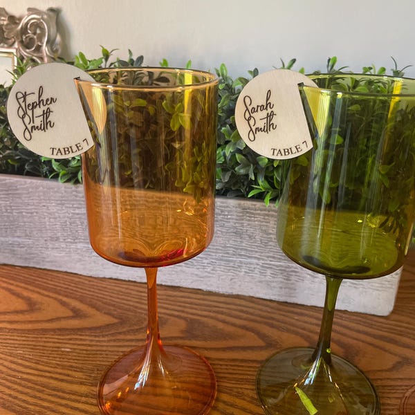 Drink Tags, Wedding Drink Tags, Drink Name Tags, Drink Markers, Wine ...