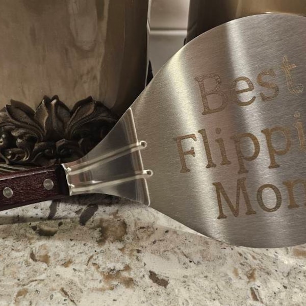 Personalized Large Spatula, Engraved Kitchen Spatula, Big Flipper ...